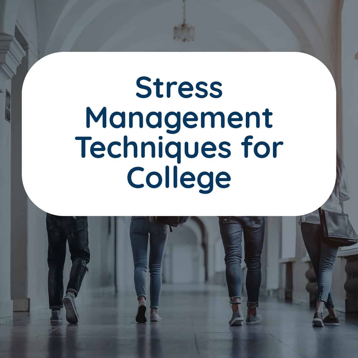 Stress Management Techniques for College - The Arise Society